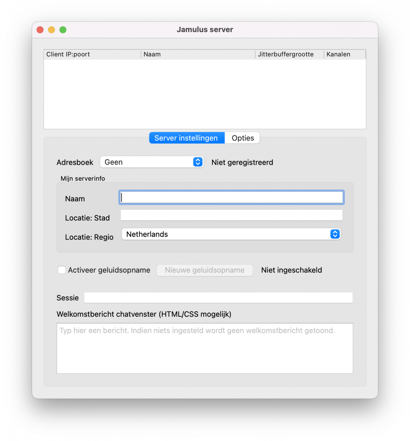 Zelf een niet-geregistreerde Jamulus server maken - Online musiceren